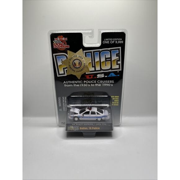 Racing Champions | Toys | Racing Champions Police Usa 92 Chevy Caprice ...
